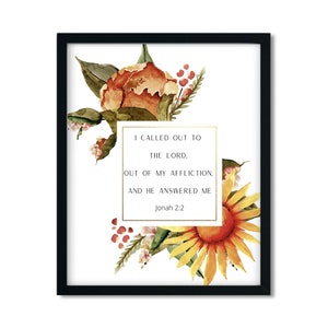 Jonah 2:2 “I Cried Out to the Lord Because of My Affliction, and He ...