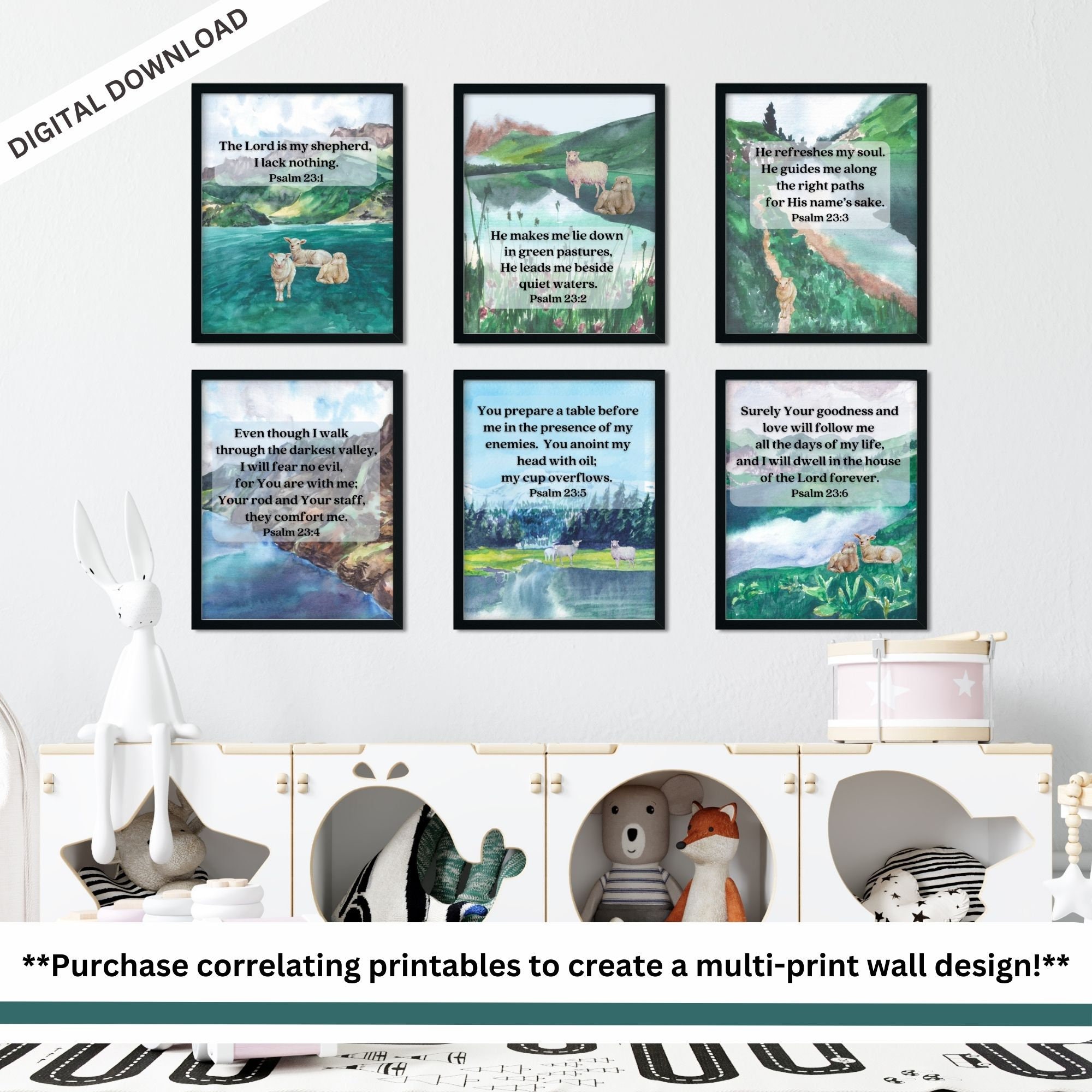 Psalm 23:6 surely Your Goodness and Love Will Follow Me.. Bible Verse ...