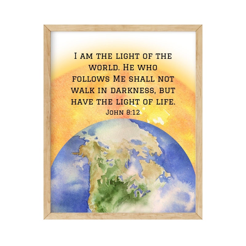 I Am Light of World - Etsy