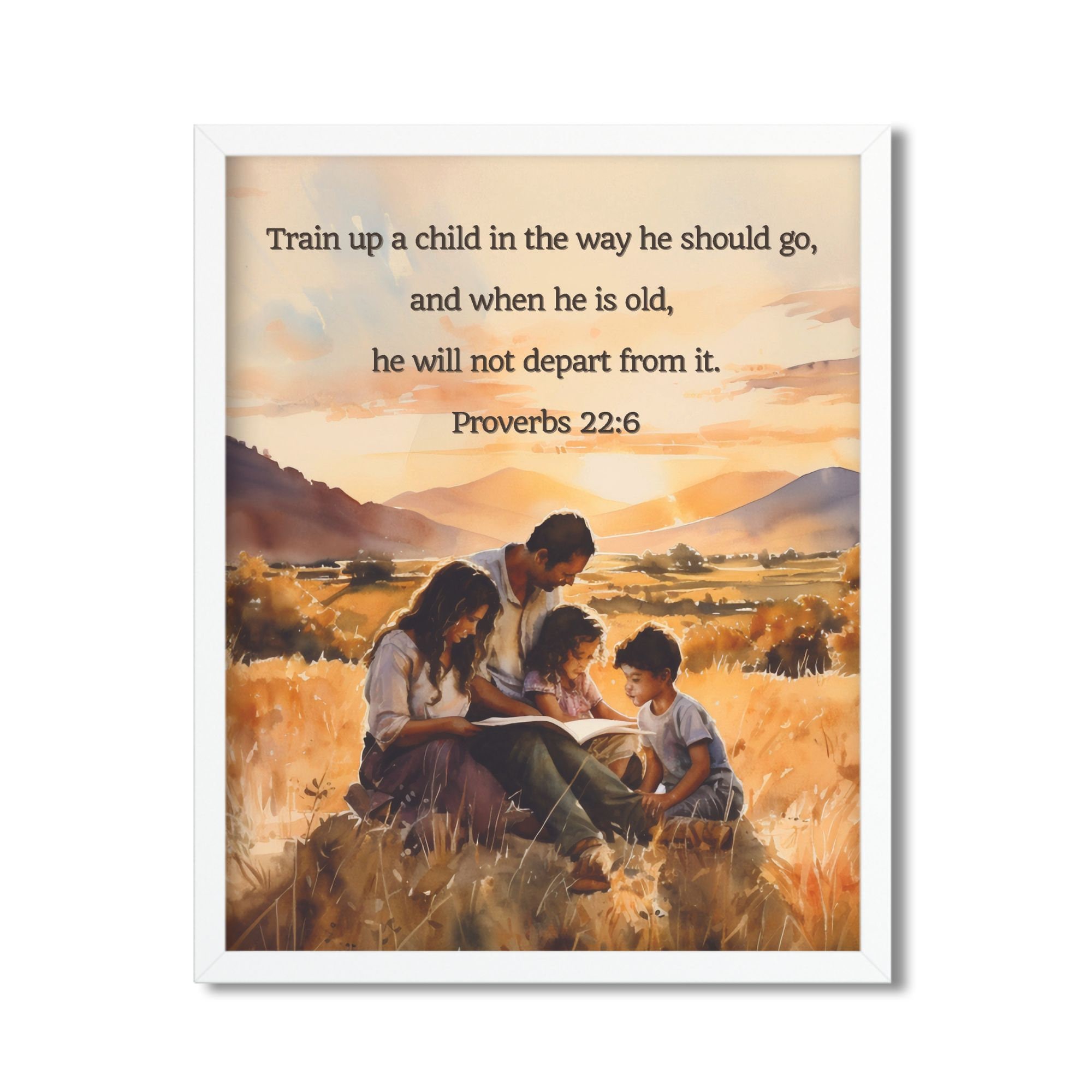 Proverbs 22:6 train up a Child in the Way He Should Go - Etsy