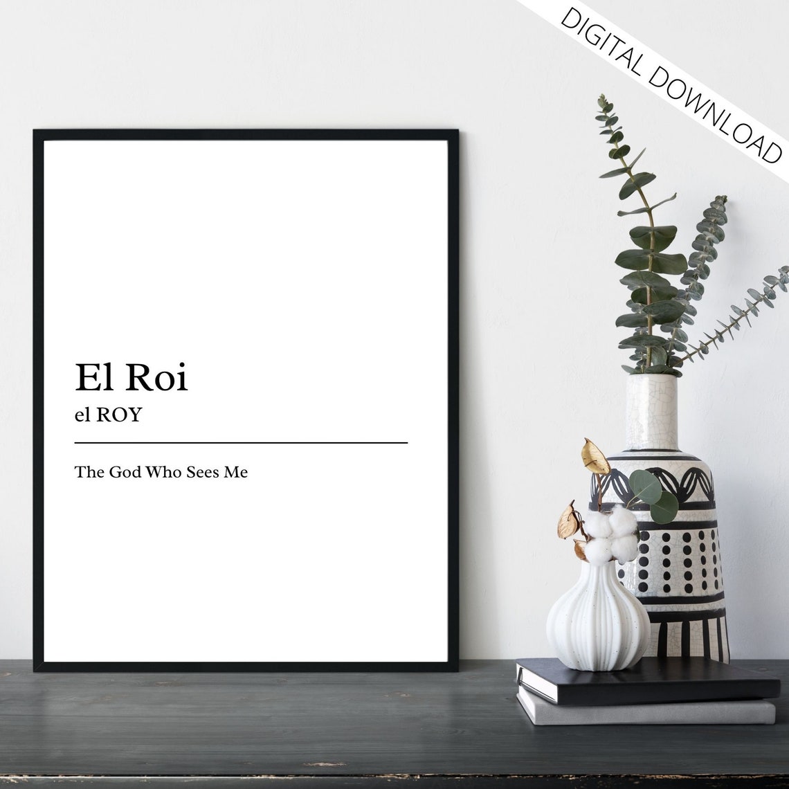 El Roi Definition Print Christian Printable the God Who Sees - Etsy El Roi Definition Print Christian Printable the God Who Sees - Etsy