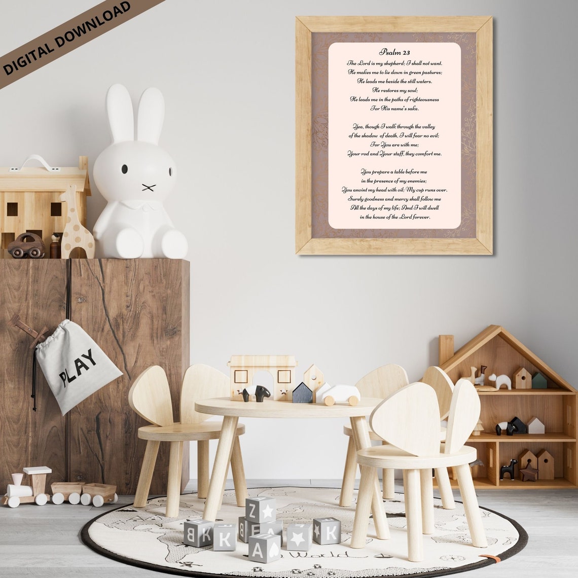 Psalm 23 the Lord is My Shepherd.. Bible Verse - Etsy