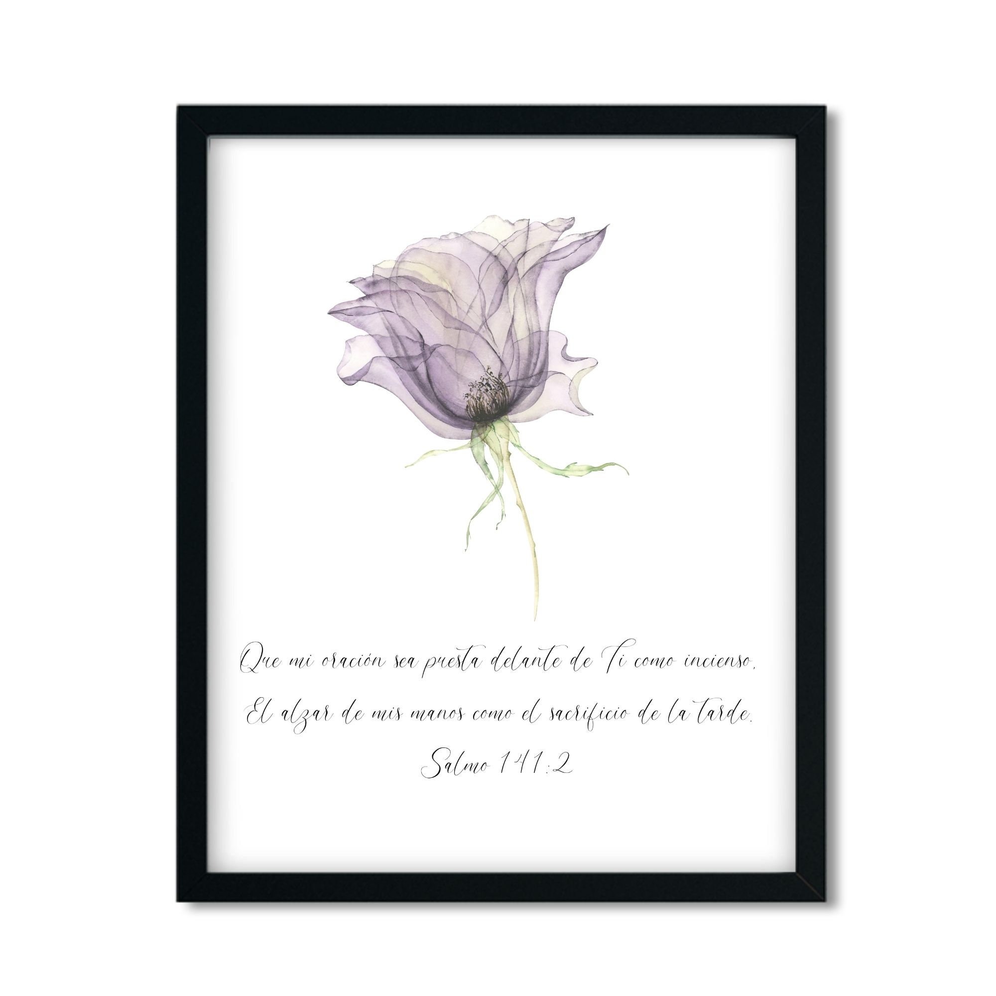 Salmo 141:2 Psalm 141-2 Que Mi Oracion Sea Puesta Delante De..manos ...