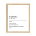 Yahweh Definition Print, Christian Printable, i Am, the Self-existent ...