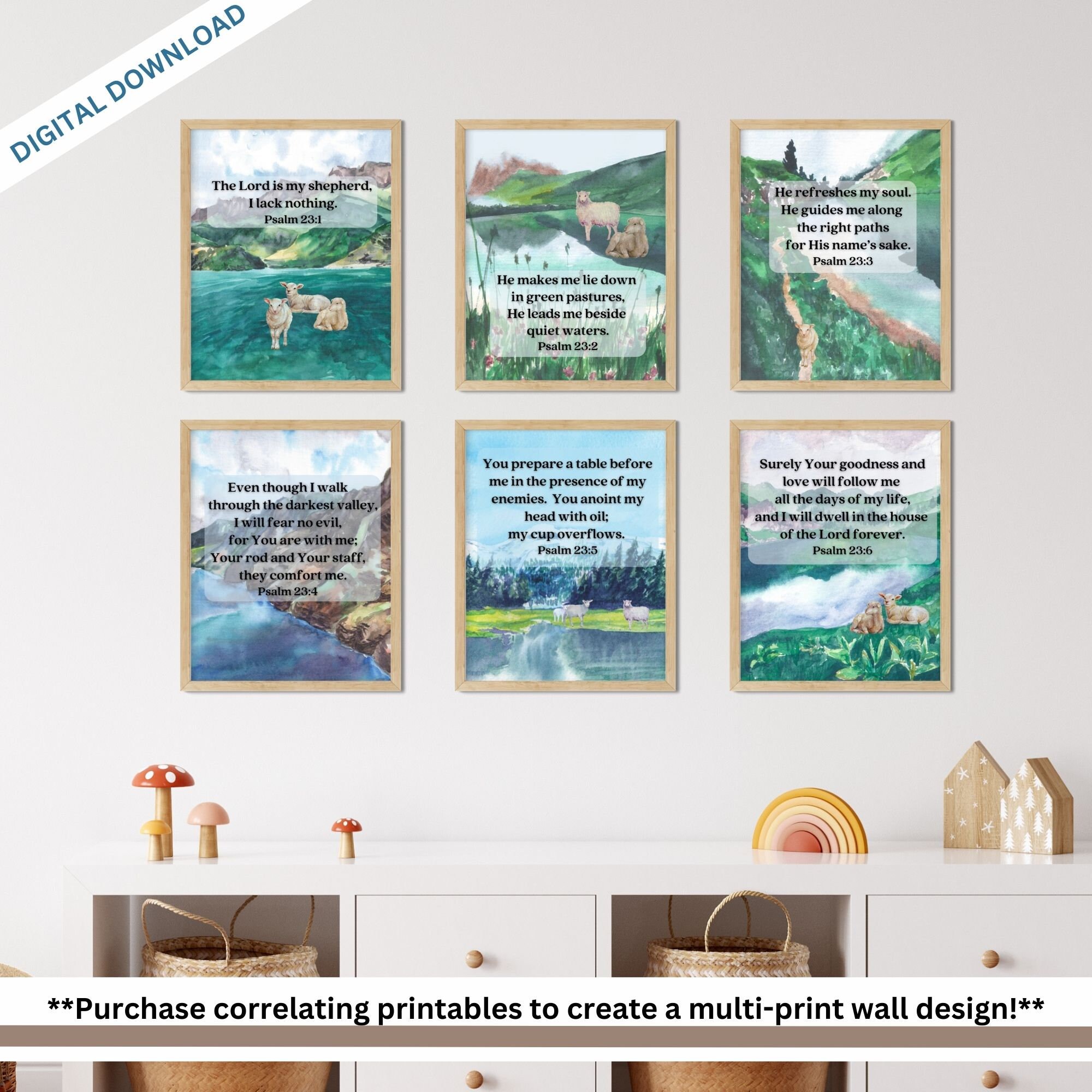 Psalm 23:6 surely Your Goodness and Love Will Follow Me.. Bible Verse ...