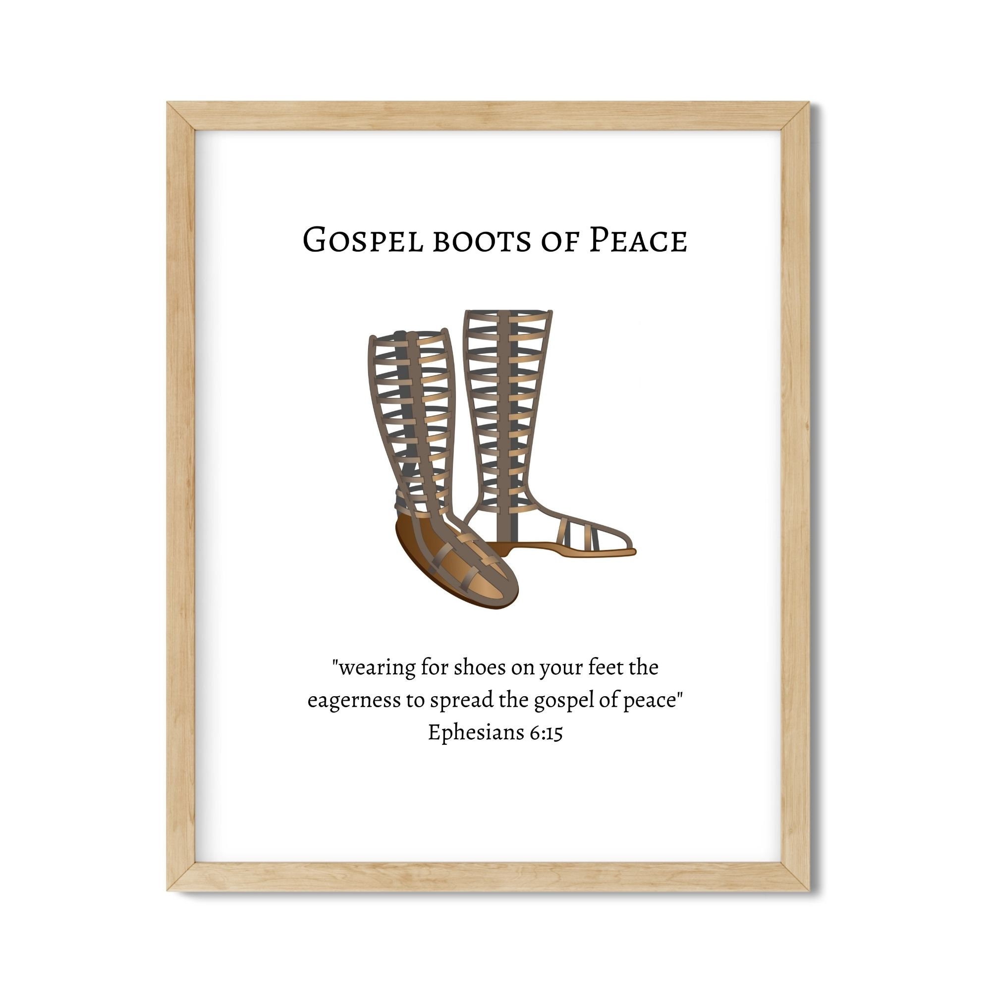 Feet Shod With The Preparation Of The Gospel Of Peace