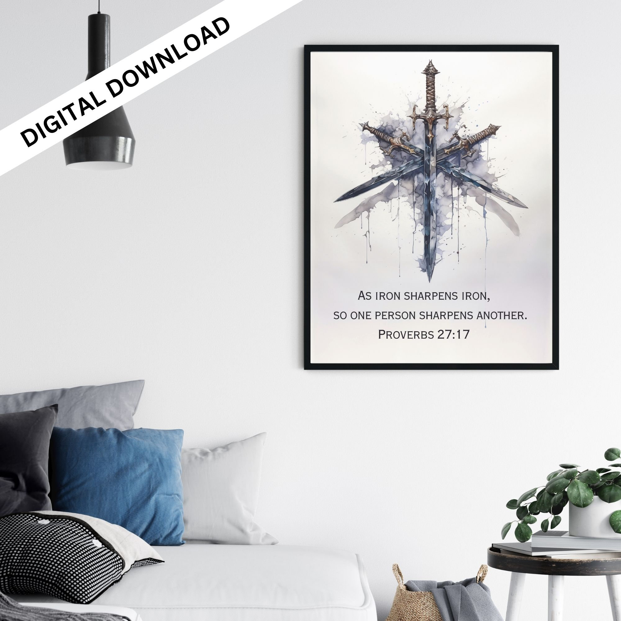 Proverbs 27:17 "iron Sharpens Iron, and so One Person Sharpens Another ...