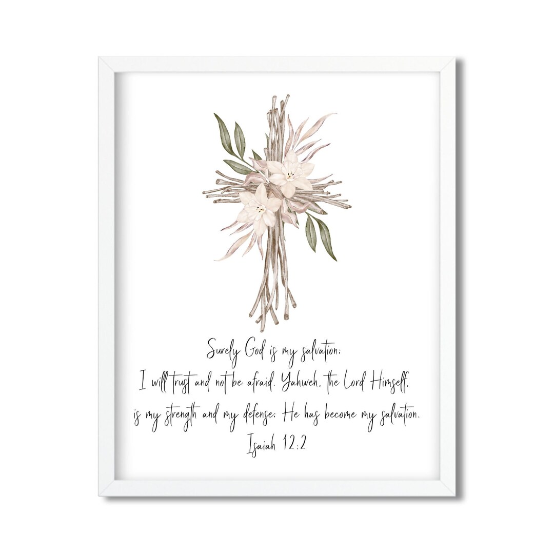 Isaiah 12:2 "surely God is My Salvation... My Strength and My Defense ...