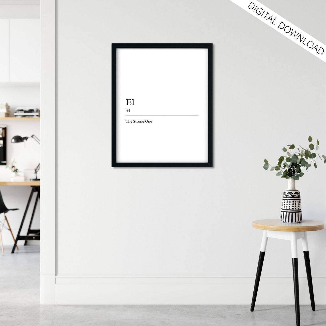 El Definition Print the Strong One Christian Printable El - Etsy