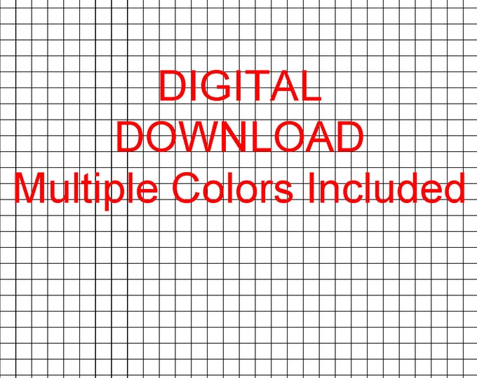 1/4 (0.25) Inch Printable Graph Paper - Includes Multiple Grid Color ...