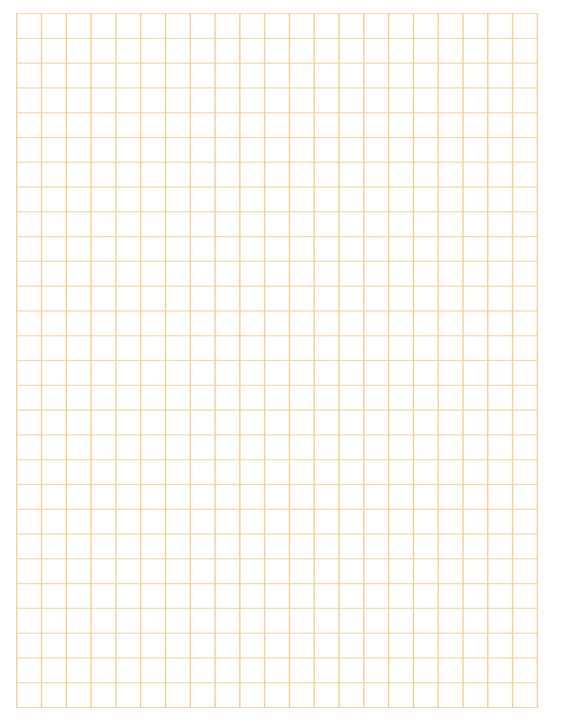 3/8 (0.375) Inch Printable Graph Paper - Includes Multiple Grid Color ...