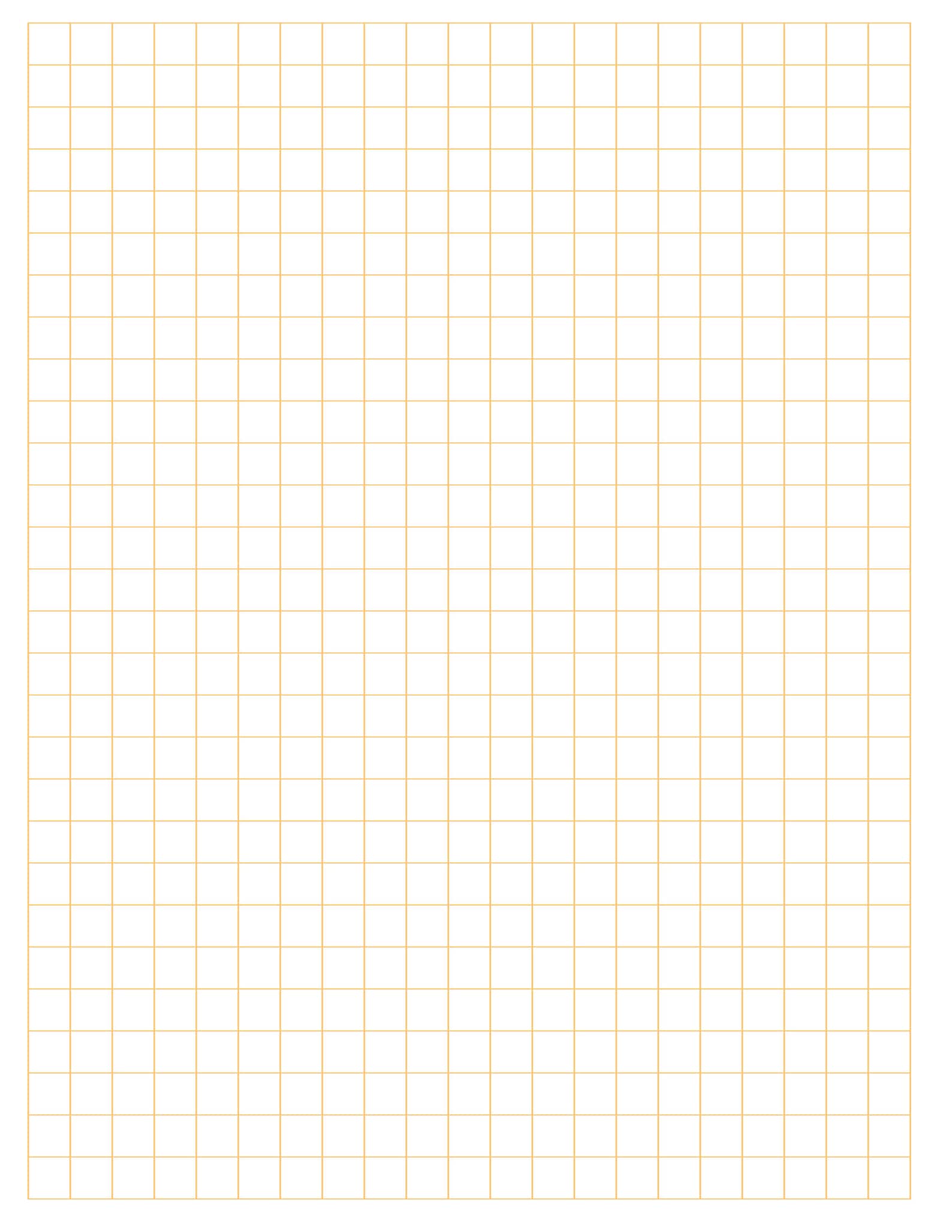 3/8 (0.375) Inch Printable Graph Paper - Includes Multiple Grid Color ...