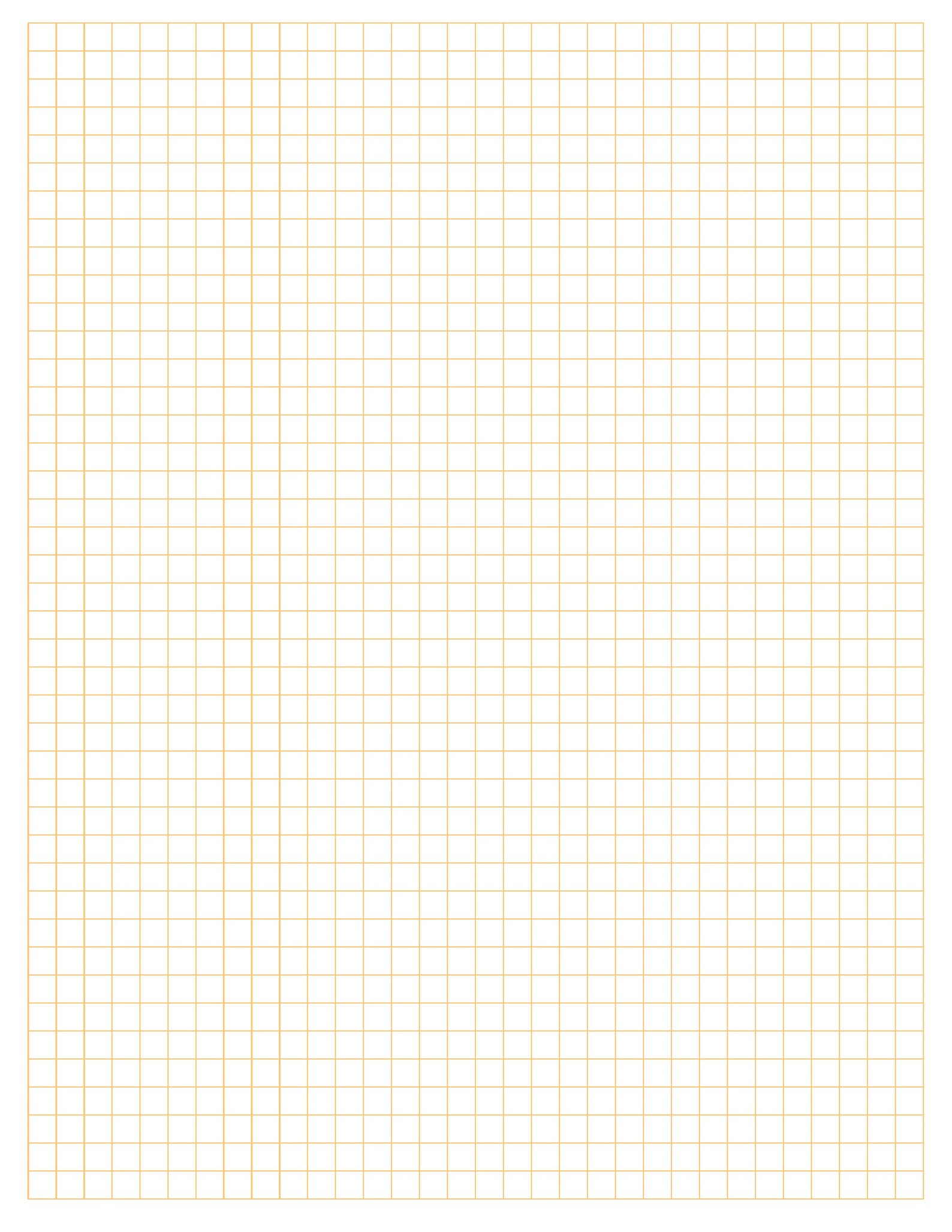 1/4 (0.25) Inch Printable Graph Paper - Includes Multiple Grid Color ...