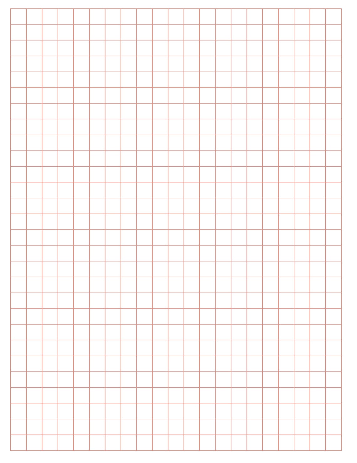 3/8 (0.375) Inch Printable Graph Paper - Includes Multiple Grid Color ...