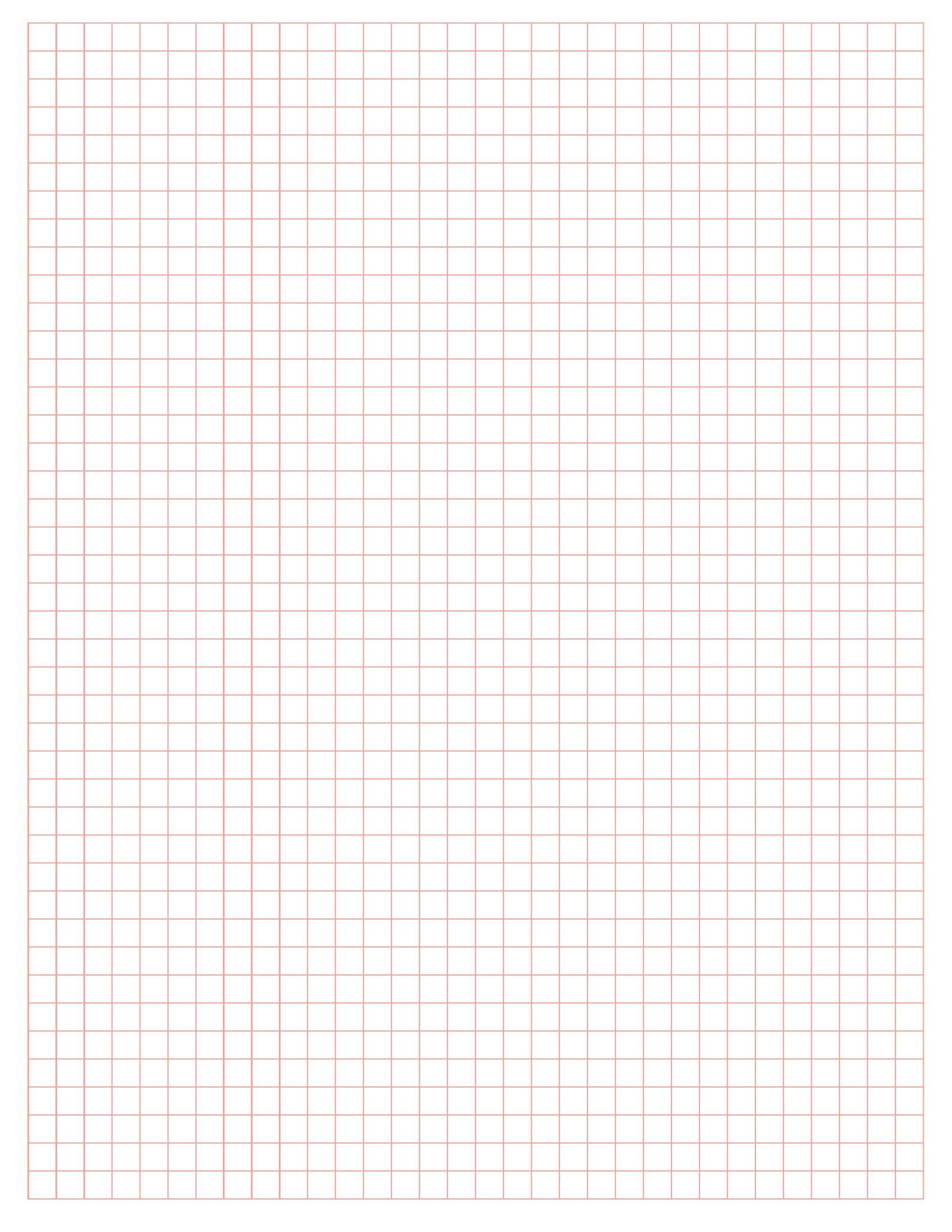 1/4 (0.25) Inch Printable Graph Paper - Includes Multiple Grid Color ...