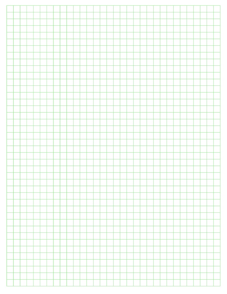 1/4 0.25 Inch Printable Graph Paper Includes Multiple Grid Color ...