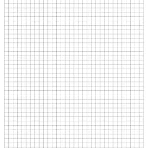 1/4 (0.25) Inch Printable Graph Paper - Includes Multiple Grid Color ...