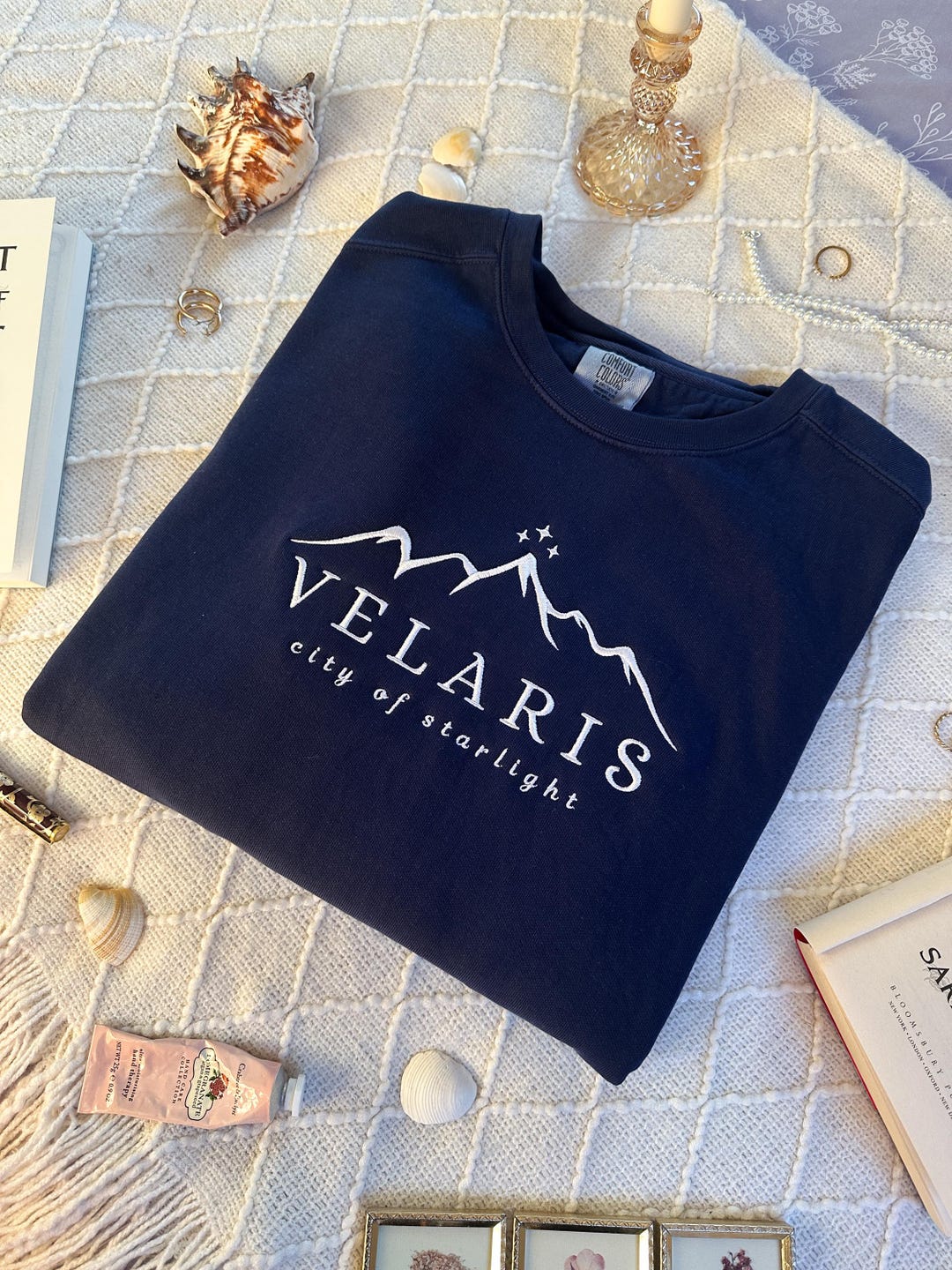 OFFICIAL ACOTAR Starlight Embroidered Sweatshirt Stars Acotar Merch ...