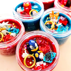 Sonic Party Favors, Sensory Kit, Sonic Birthday, Playdough Kit, Kids ...