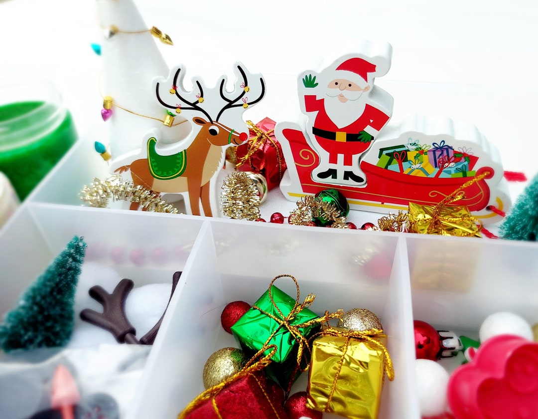 Christmas Play Dough Kit Christmas Play Doh Kit Christmas - Etsy