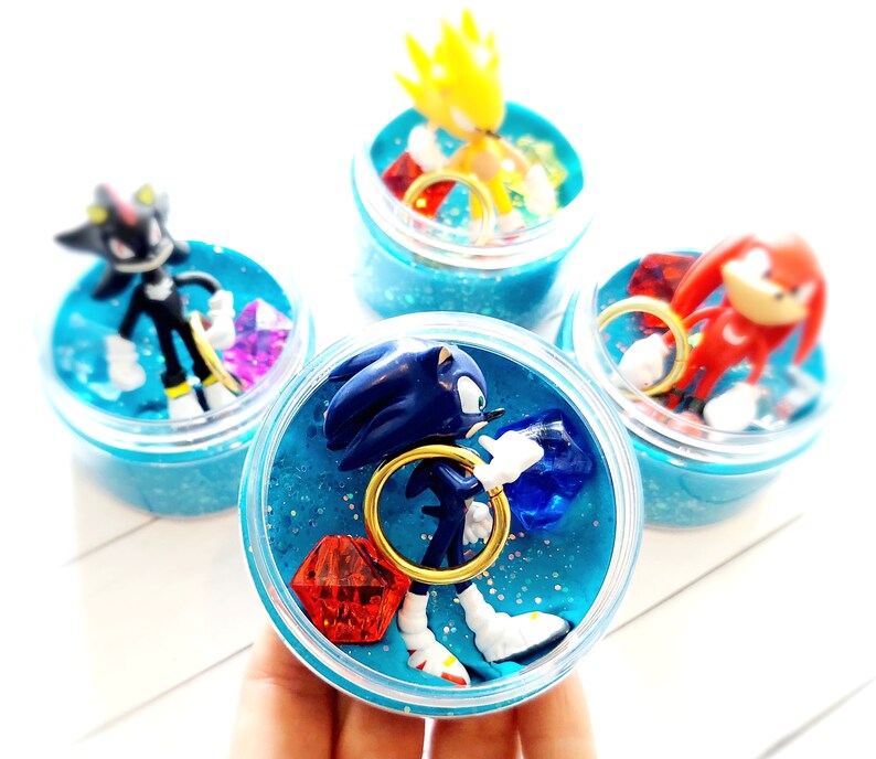 Sonic the Hedgehog Sonic Play Dough Jar Sonic Play Dough - Etsy