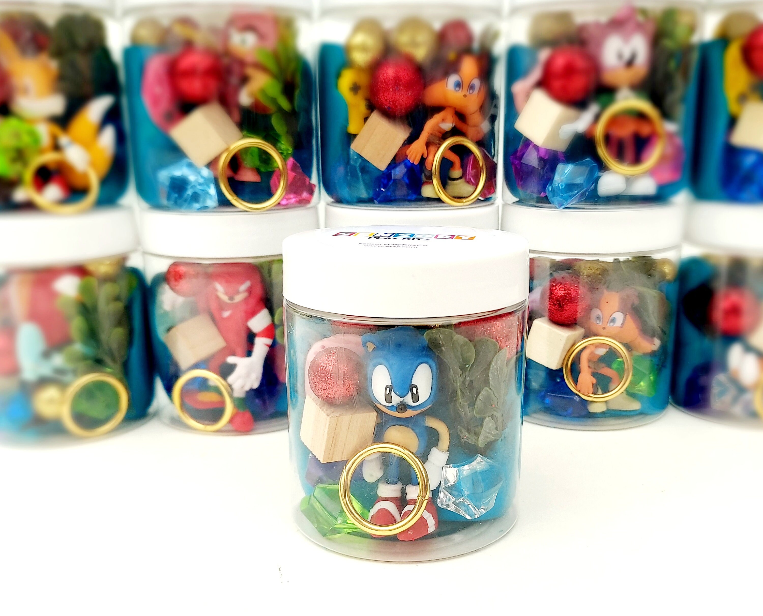 Sonic the Hedgehog Sonic Play Dough Jar Sonic Play Dough - Etsy