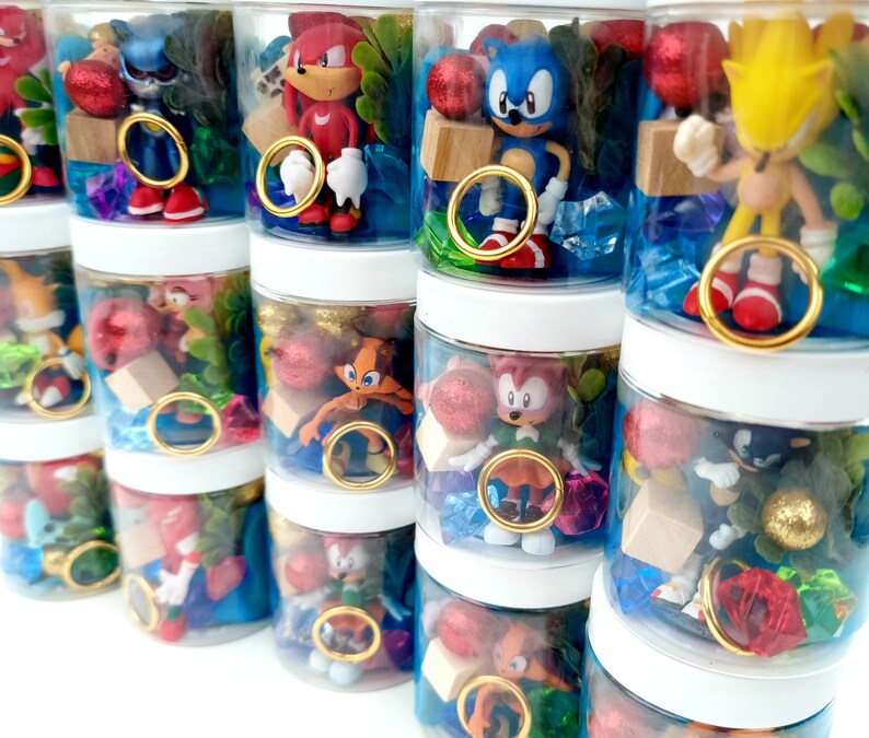 Sonic the Hedgehog Sonic Play Dough Jar Sonic Play Dough - Etsy