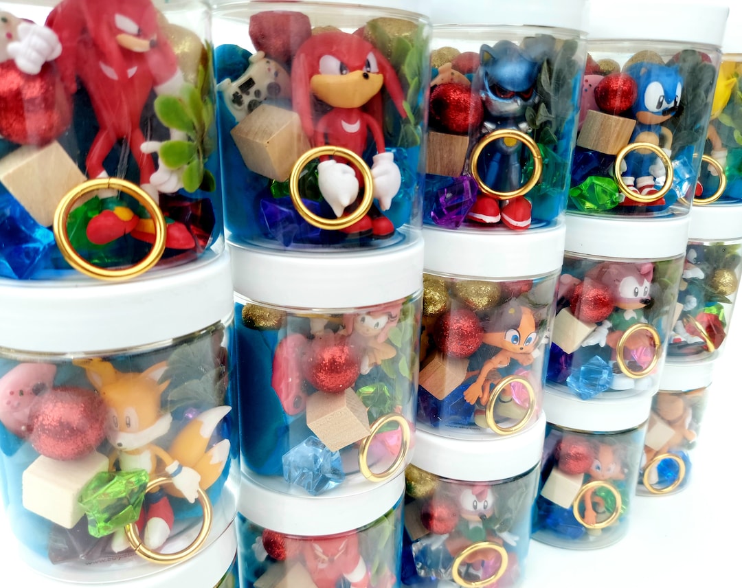Sonic the Hedgehog, Playdough Jar, Sonic Play Dough Kit, Sonic Party ...