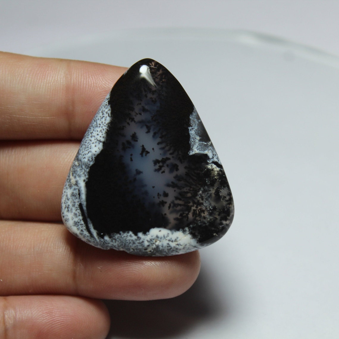 AAA Natural Dendrite Agate Stone Dendrite Quartz Loose | Etsy