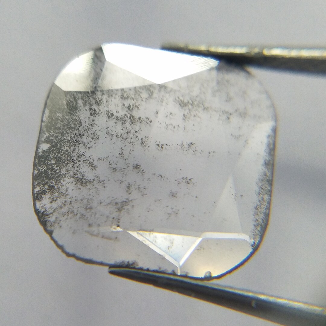 2.32ct1pc 13.9414.6MM, Lab Created Salt & Pepper CVD Diamond, Square ...