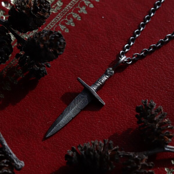 Dagger Necklace - Etsy
