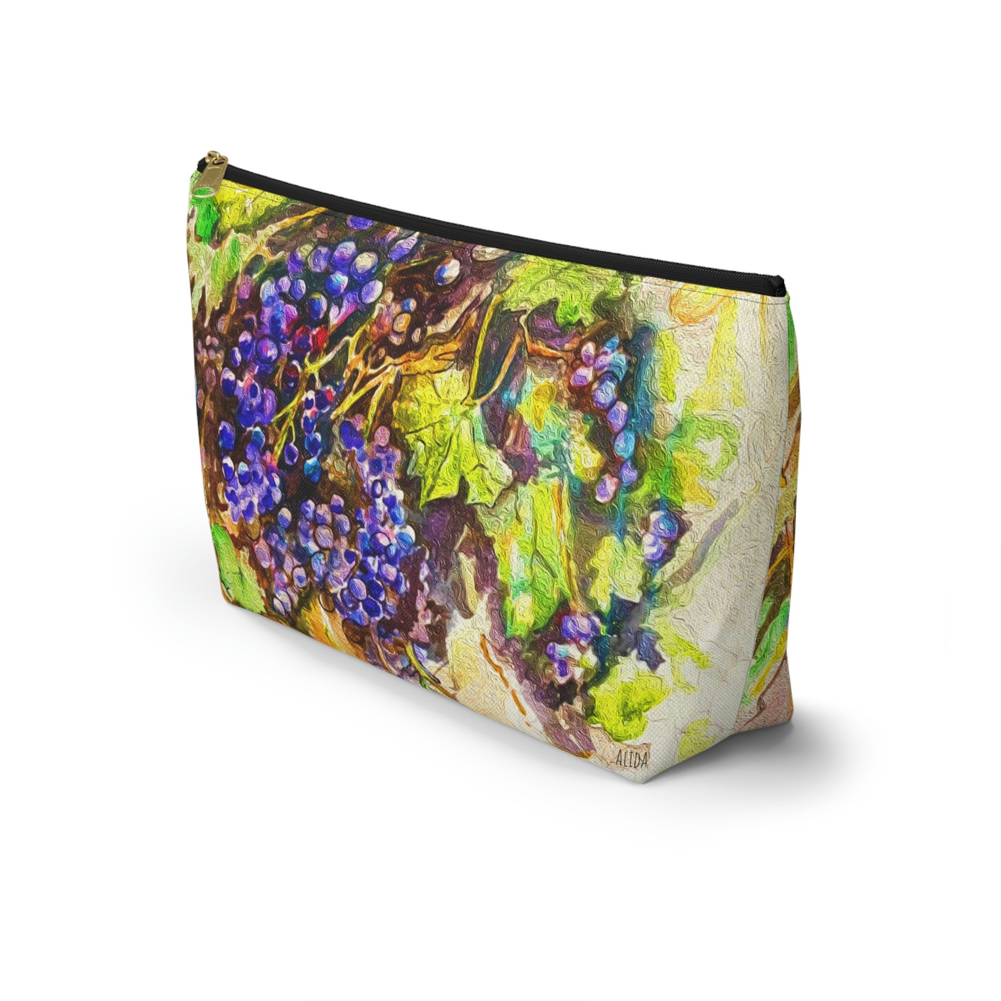 Grape Makeup Bag, Grape Vine Makeup Bag, Grape Bag, Grape Accessory ...