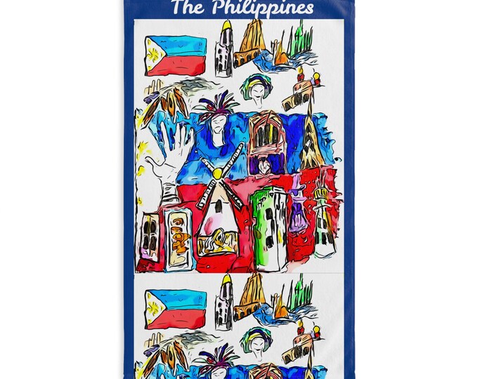 Halo Halo Tea Towel, Dessert Towel Kitchen Towel, Filipino Gift ...