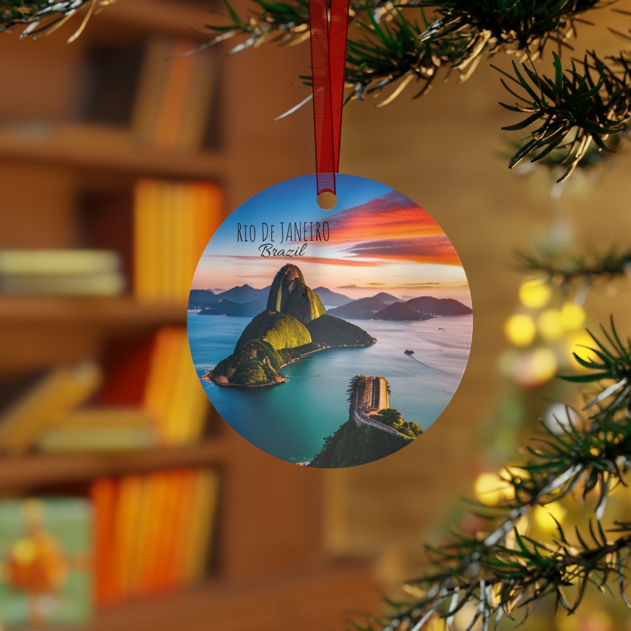 Rio De Janeiro Brazil Christmas Ornament, Rio De Janeiro Brazil ...