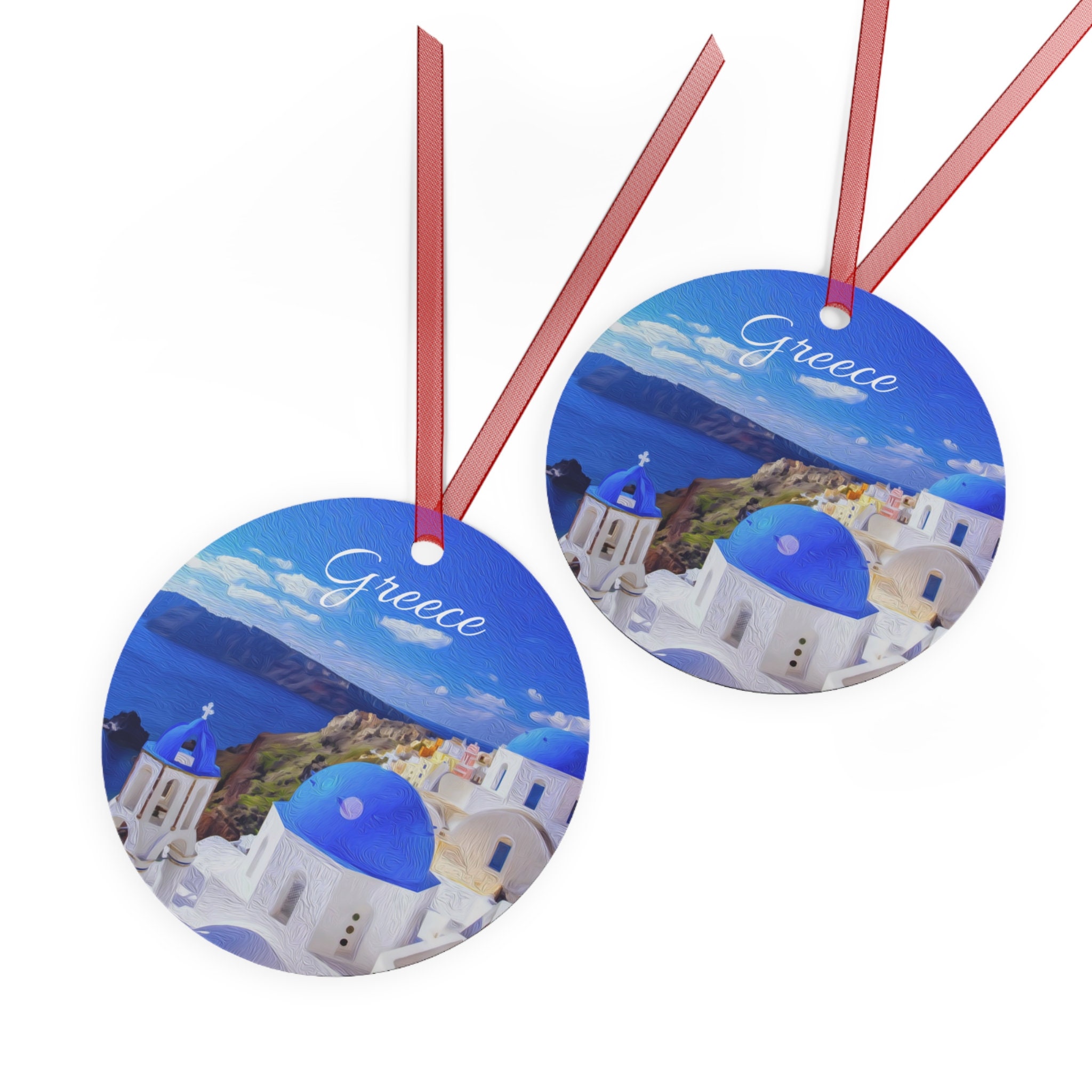 Greece Ornament, Greece Gift, Greece Christmas Ornament, Greece ...