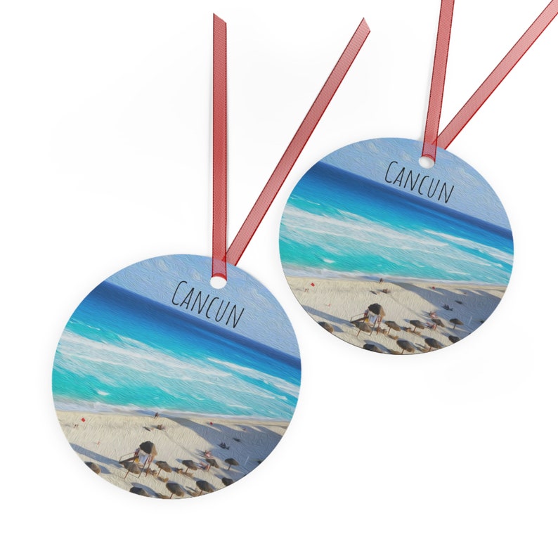 Cancun Ornament, Cancun Mexico Christmas Ornament, Cancun Mexico ...