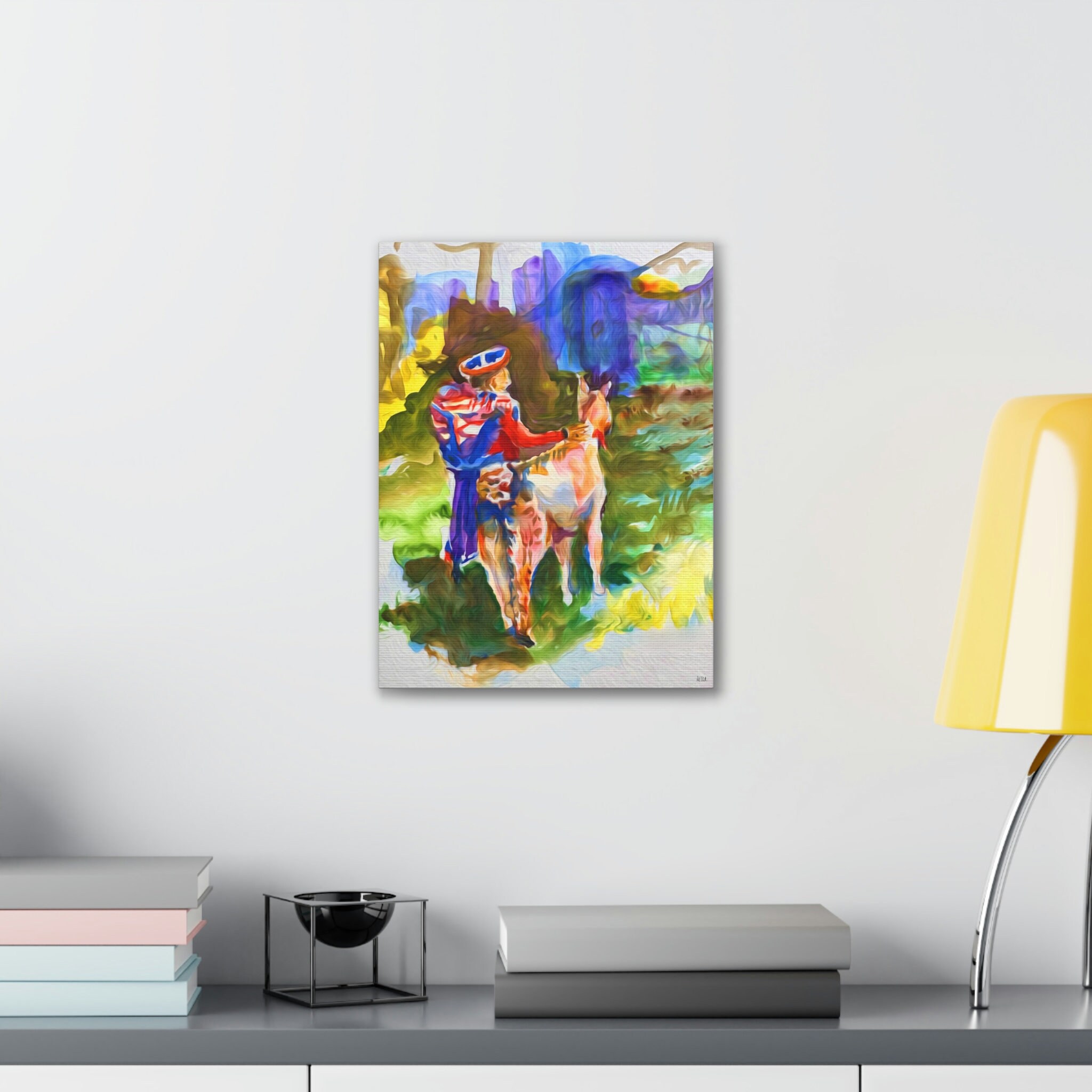 Peru Art| Peru Woman Walking Painting| Peru Lover| Peru Gift| Peru Wall ...