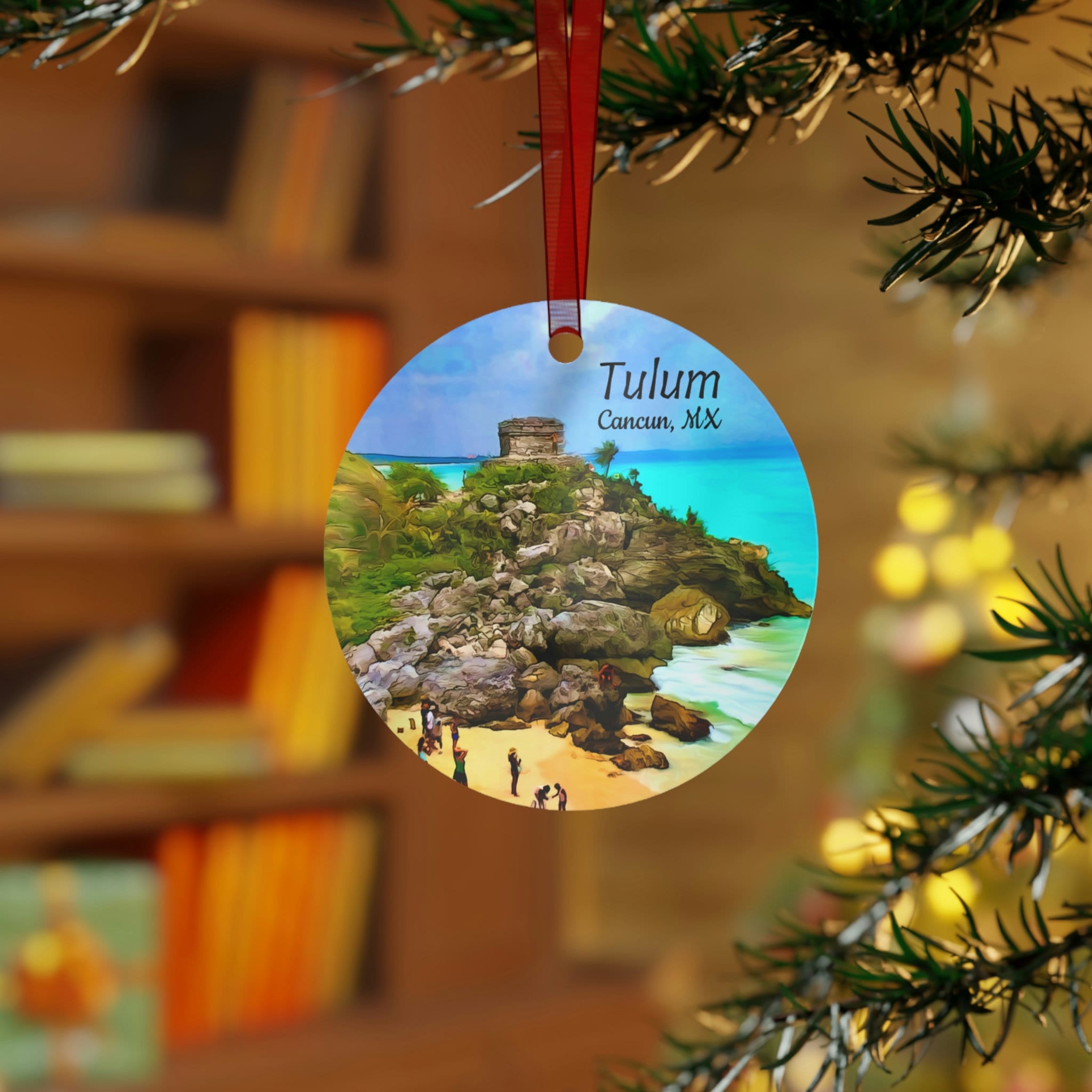 Cancun Mexico Ornament, Tulum Mexico Ornament, Tulum Christmas Ornament ...