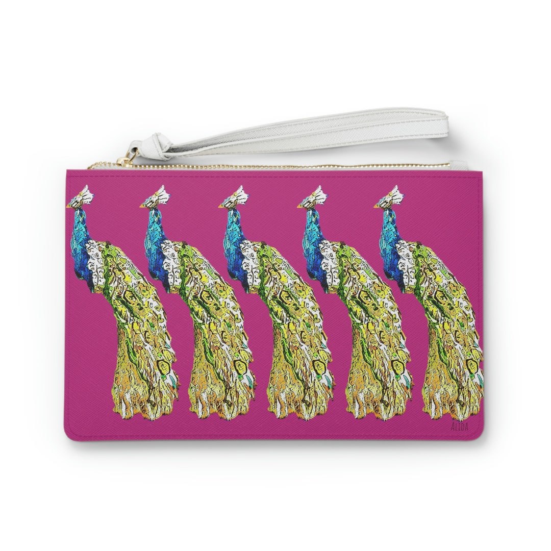 Peacock Purse, Peacock Clutch, Peacock Clutch Bag, Mothers Day Peacock ...