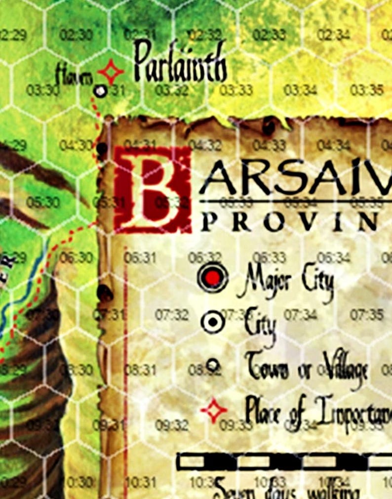 Barasaive Province Earthdawn Trilogy Dungeons and Dragons, Pathfinder ...