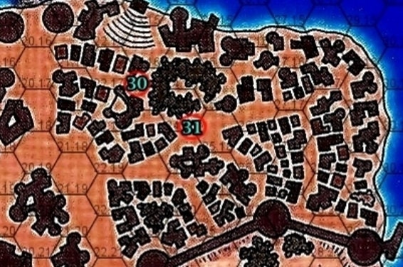 Silverymoon (faerun / Forgotten Realms) Map W/ Numbered Hexes - AD&D ...