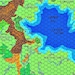 Greyhawk Map – Numbered Hexes, AD&D Dungeons and Dragons (digital ...