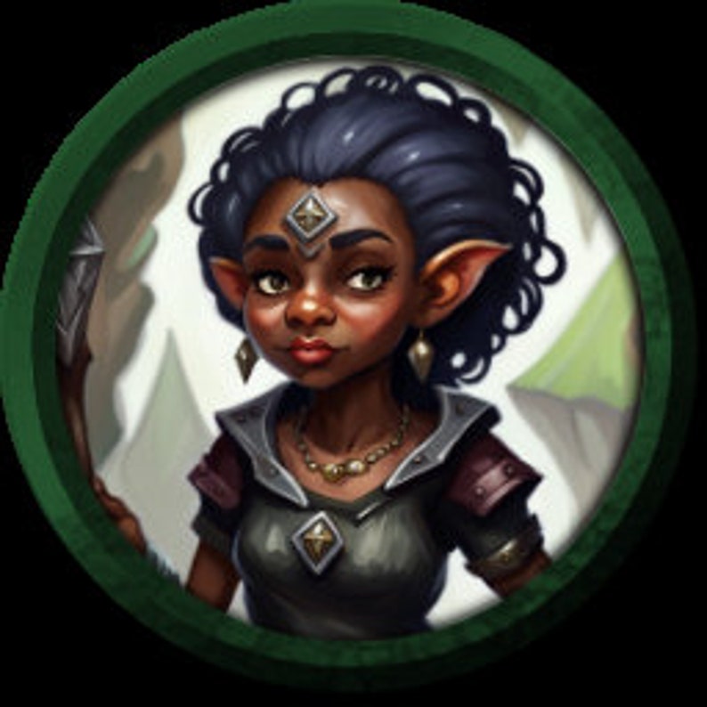 62 Original Black Female Dungeons & Dragons / Pathfinder Characters ...