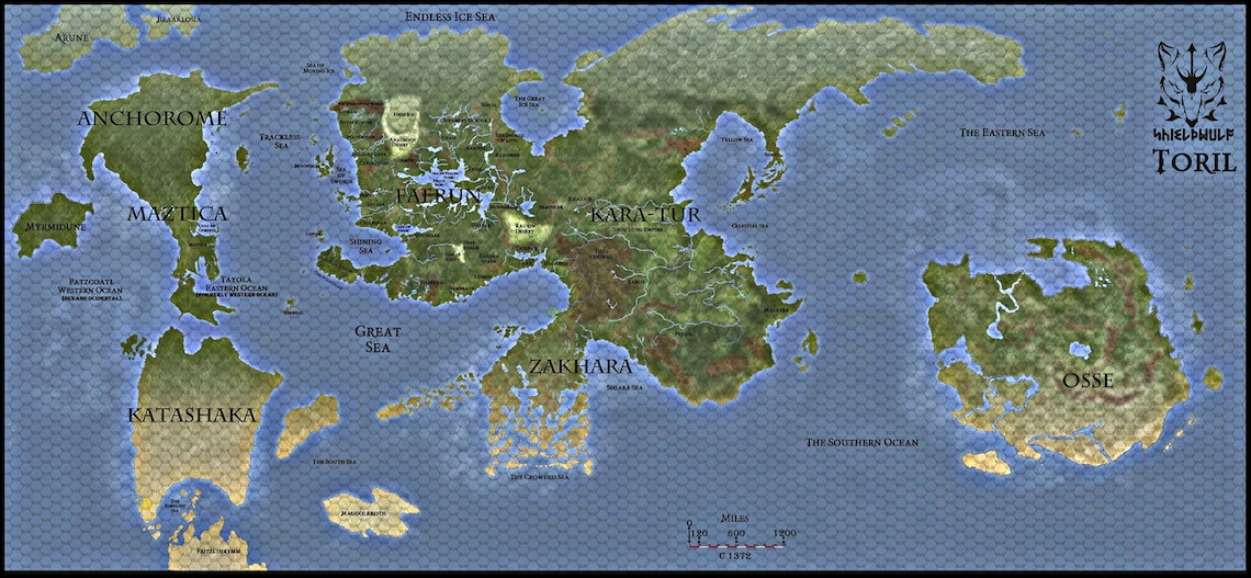 Toril Faerun + Maztica + Kara-tur + Baldur's Gate + Neverwinter World ...