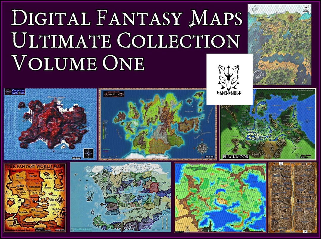 Fantasy Map Ultimate Collection Volume 1 55 Large Digital Maps Thumb ...