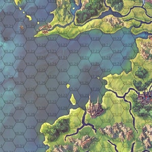Golarion - Inner Sea World Map in PNG Format W/ Numbered Hexes ...