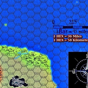 Judges Guild Campaign Map in PNG Format W/ Numbered Hexes - AD&D ...