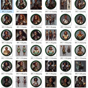62 Original Black Female Dungeons & Dragons / Pathfinder Characters ...