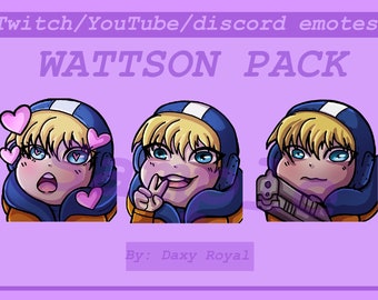 Wattson Hype Beast Apex Legends Chibi Emotes for Twitch, Discord, and ...