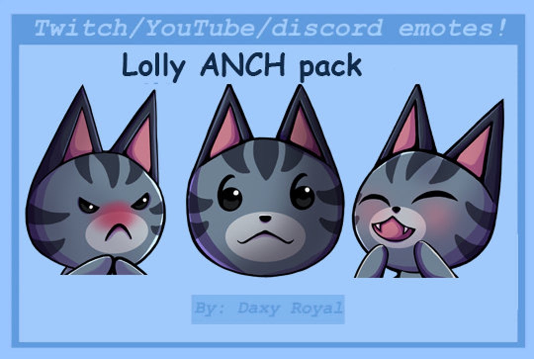Lolly ACNH Pack Youtube/ Twitch/ Discord Ready! - Etsy